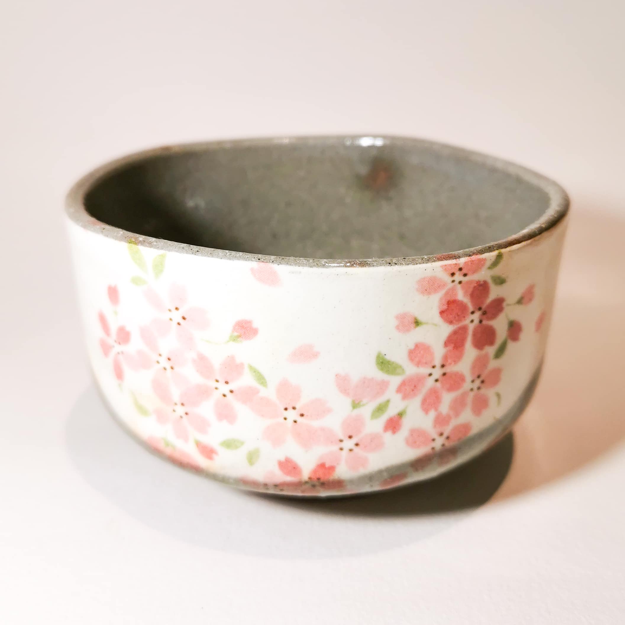 Petit bol à matcha (chawan) rose - Thé Bon Thé Bio - tradition Japon